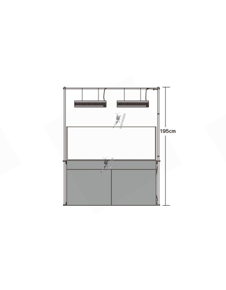 Ada Solar RGB Arm Stand W120cm Le Ada Solar RGB Arm Stand vous perm...