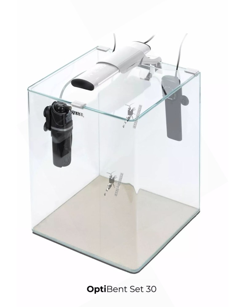 Aquael OptiBent White Set 30 Nano Aquarium Aquael Optibent Set 30 l...