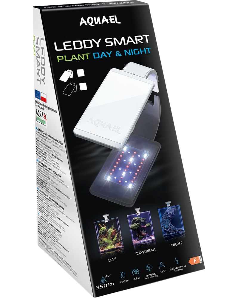 Aquael Leddy Smart Plant Day and Night Black Le Leddy Smart Plant D...