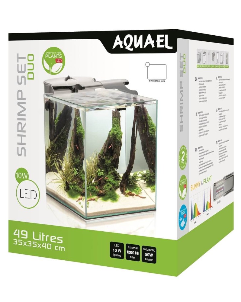 Aquael Shrimp Set Smart DUO White 49L Shrimps Set Smart Duo est un ...