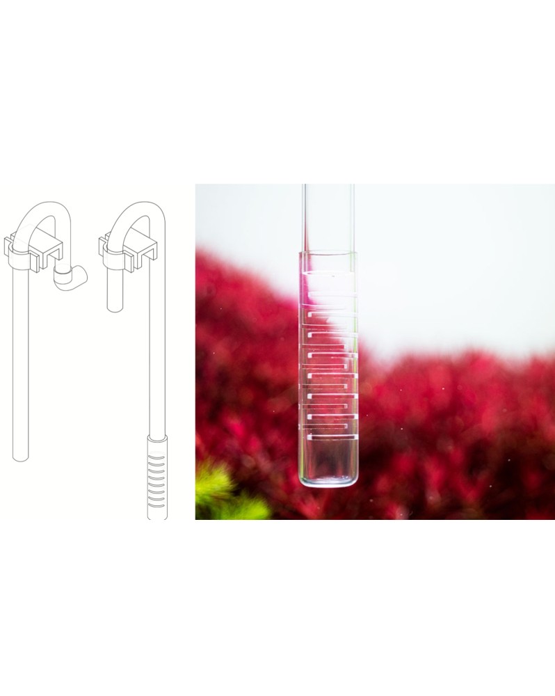 Neo Flow pipe lily PTEG transparente